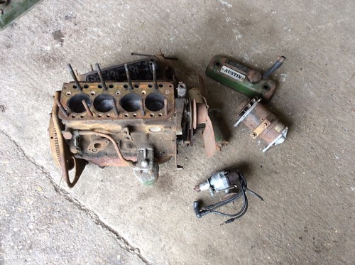 Morris Minor 950cc BMC A-Series Engine. Parts Project. For Rebuild ...
