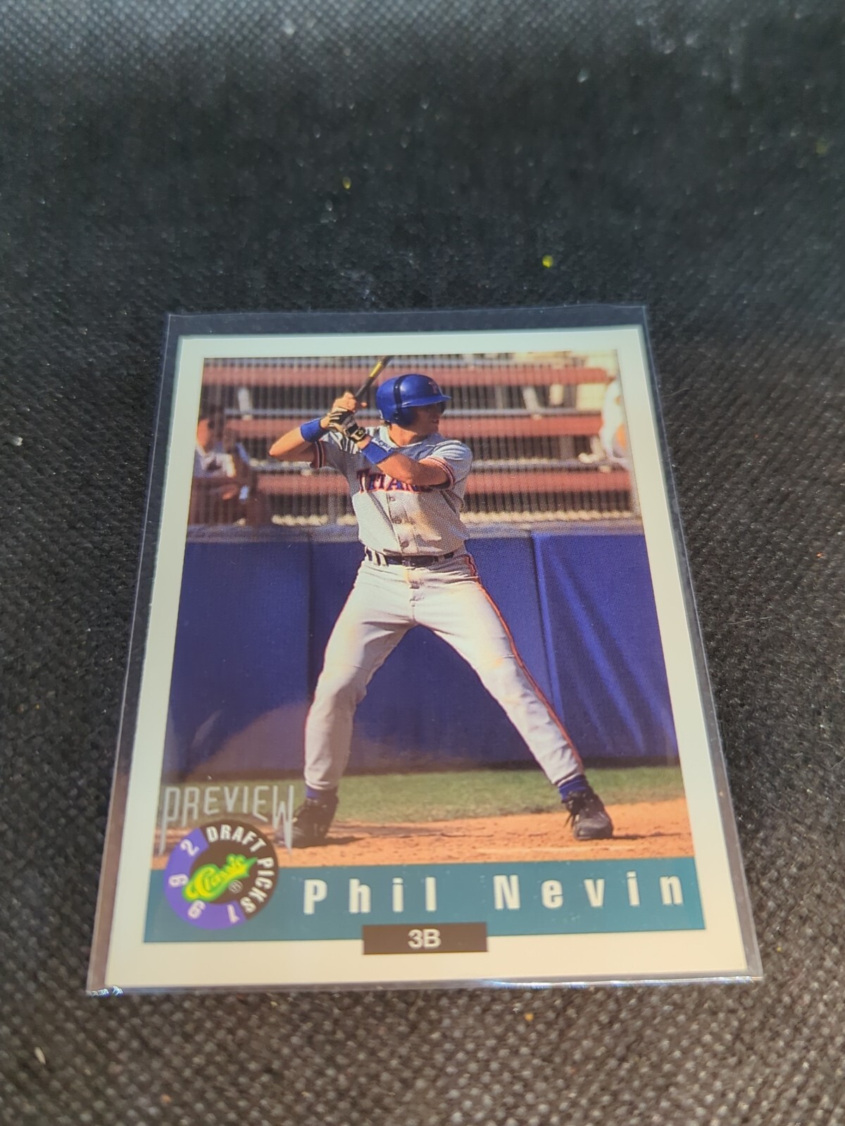 1992 CLASSIC DRAFT PICKS BB Phil Nevin PROMOTIONAL PREVIEW RC CARD #1 P ...