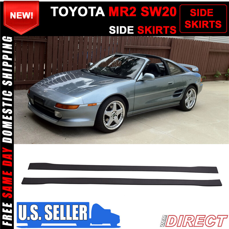 For 91-95 Toyota MR2 SW20 Side Skirts Extensions Splitters - PP | eBay