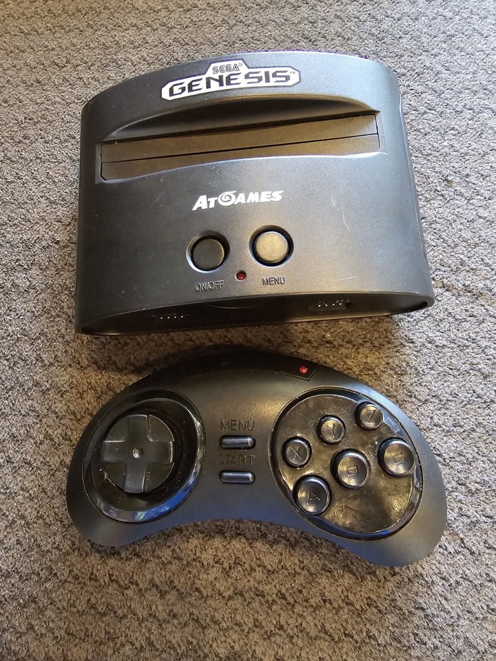 Sega Genesis Classic Game Console At Games Mini Console And 4 Games | eBay