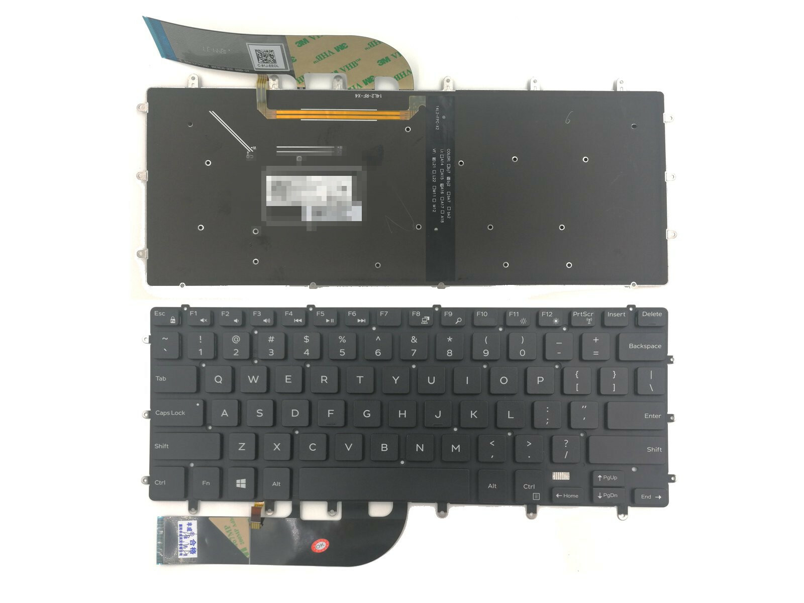 New Backlight Keyboard for Dell XPS 15 9550 Inspiron 15 7558 7568 NIA01 ...