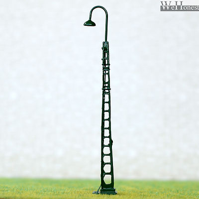 2 x OO / HO Scale Led mast tower light Model Railroad street Lamp post ...