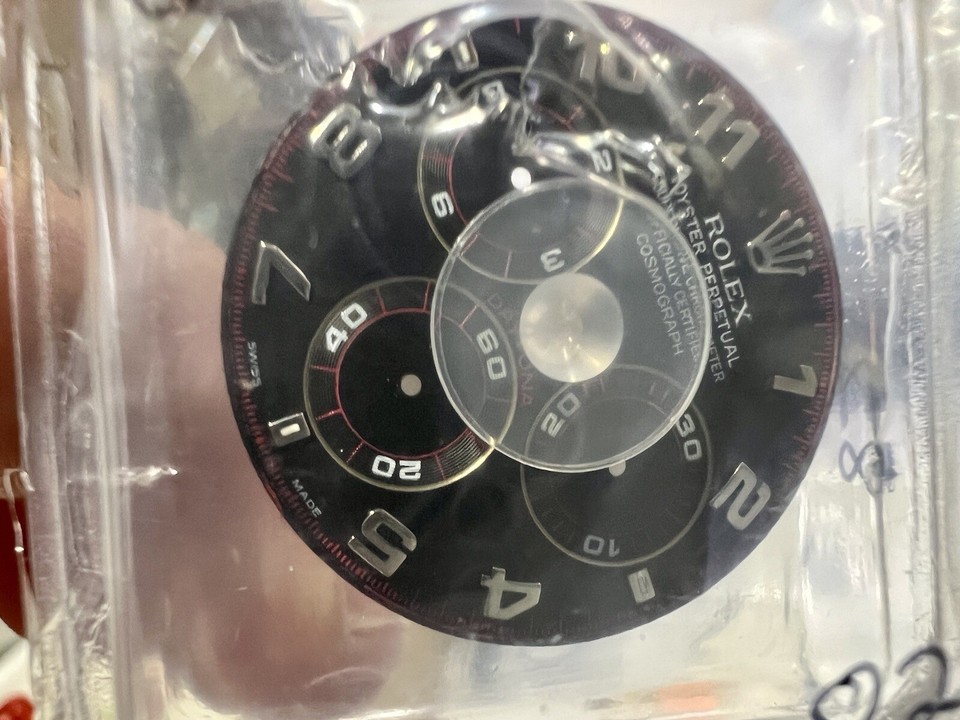 New Rolex Daytona black Racing Dial 116529 White Gold Cal. 4130 #82 ...