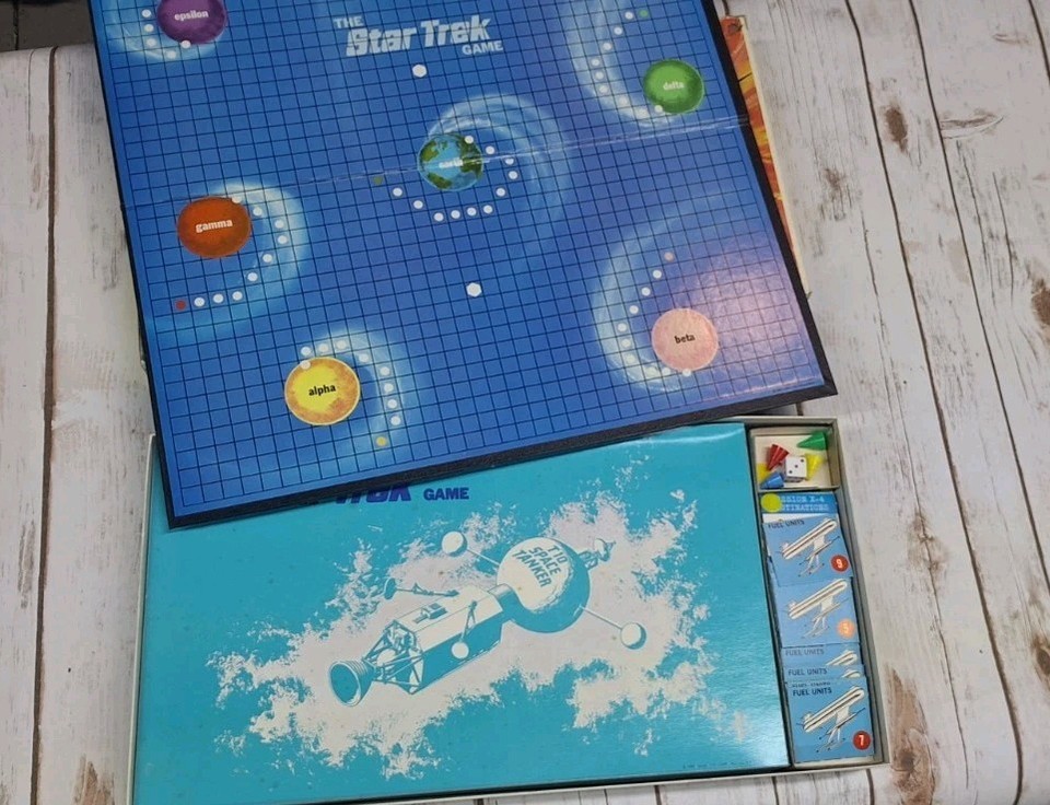 1967 Vintage IDEAL Star Trek Board Game – w/ Box – NBC TV Show – Rare ...