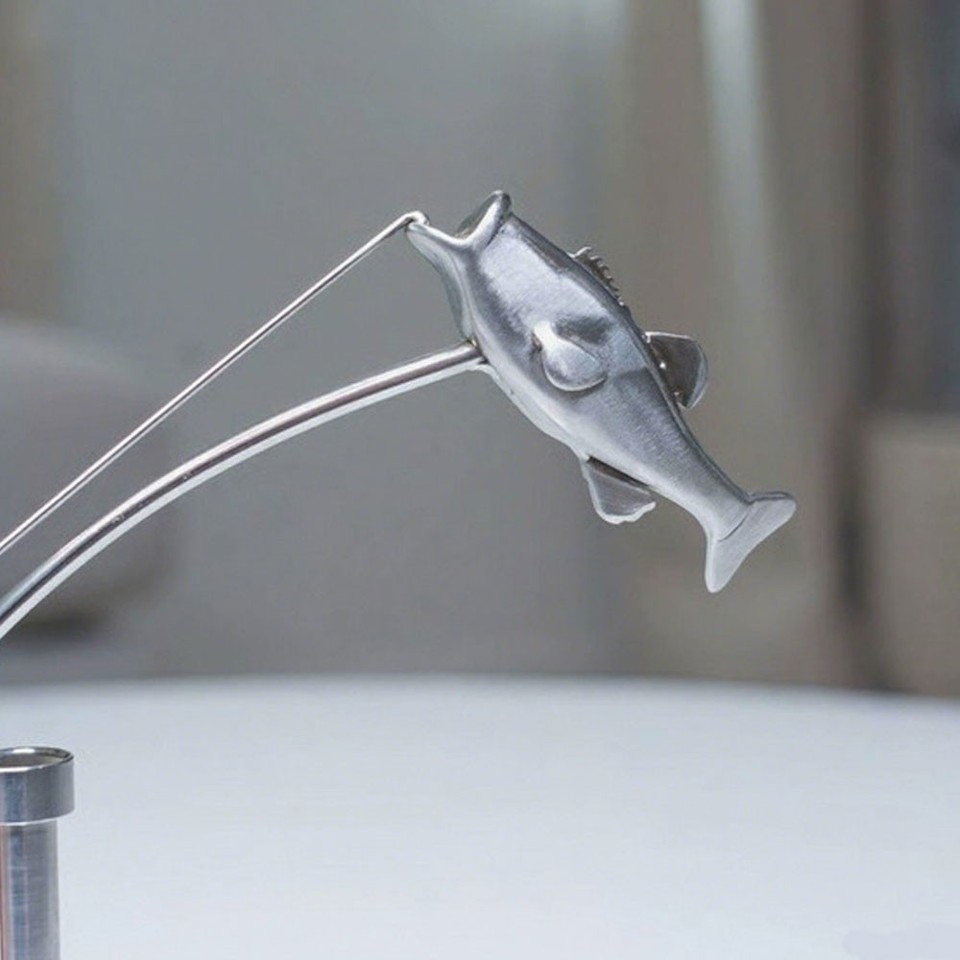 The Fisherman Balancing Sculpture, Kinetic Sculpture Fishing, Handmade ...