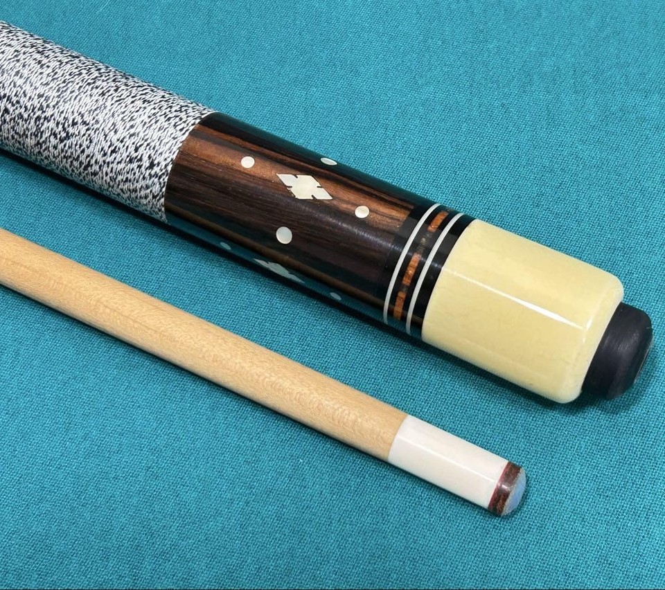 Old Adam Helmstetter 4-point Cues Refinished 14.85oz 3.7oz Rare Vintage ...