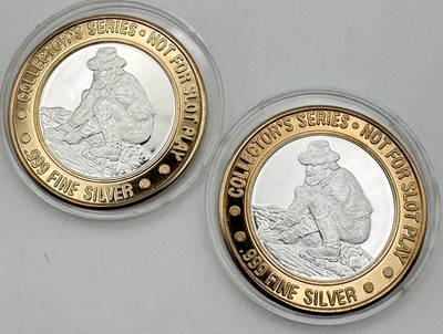 2 Trop World Casino Atlantic City NJ .999 Fine Silver $10 Tokens | eBay