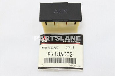 Mitsubishi Lancer Pajero ASX RVR OEM Genuine Audio Video Adapter AUX ...