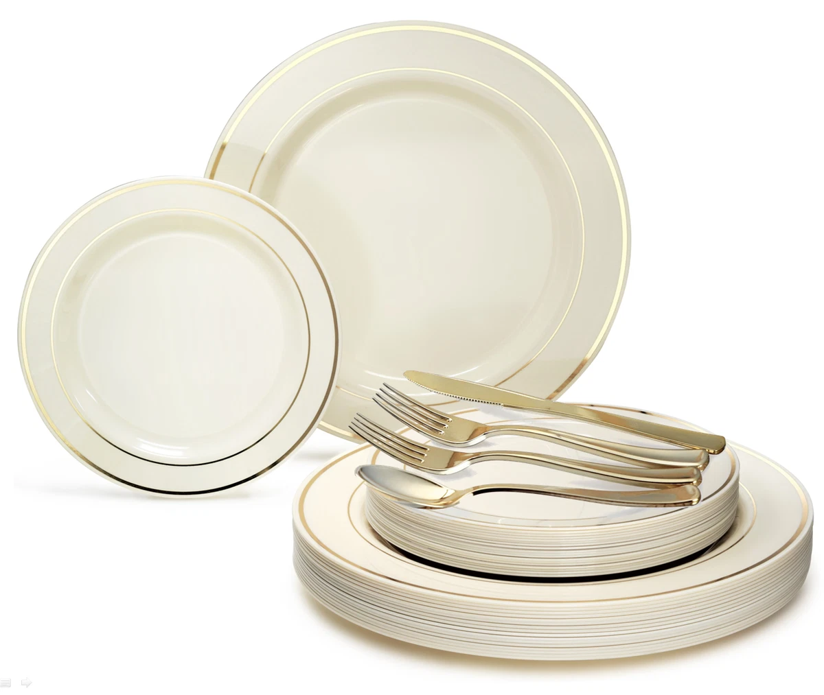 Wedding Disposable Dinner Plates