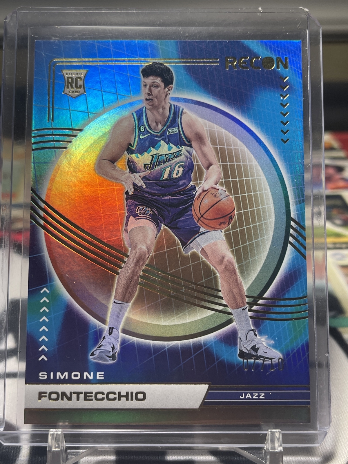 2022-23 Panini Recon Basketball Simone Fontecchio RC GOLD /10 Utah Jazz ...