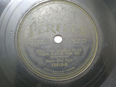 Maple City Four 12915 Usa Rare 78 Rpm Record 10" Black VG+ | eBay