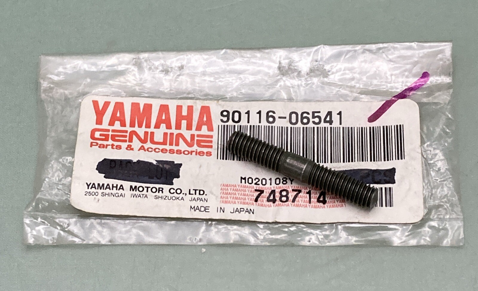 NEW GENUINE YAMAHA 90116-06541 CYLINDER HEAD Bolt, Stud | eBay