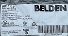 Belden AX101321 KeyConnect 10GX CAT6A BLACK RJ45 Jack, Pack Of (10) TNT ...