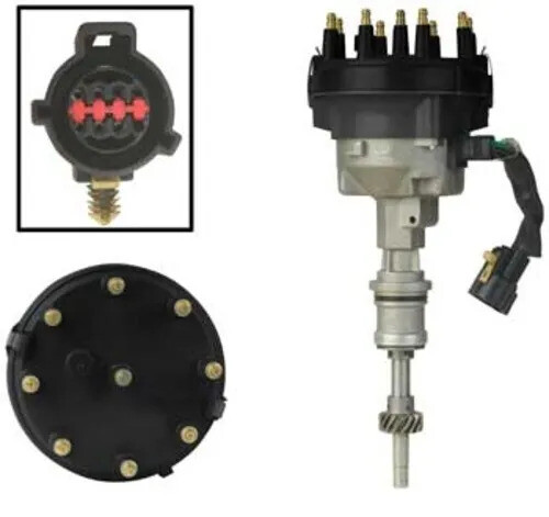 Ignition Distributor For 85-91 Ford F150 5.0L V8 With Cast Iron Gear on ...