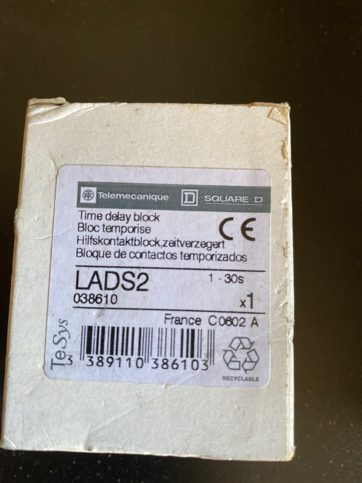 LADS2 - Auxiliary Switch 1 Normally Closed + 1 Normally Open, Schneider ...