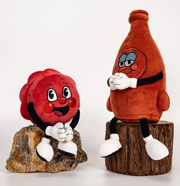Fallout Nuka Cola Bottle 10" Cappy 5" Plush Figure Set Official Sold ...