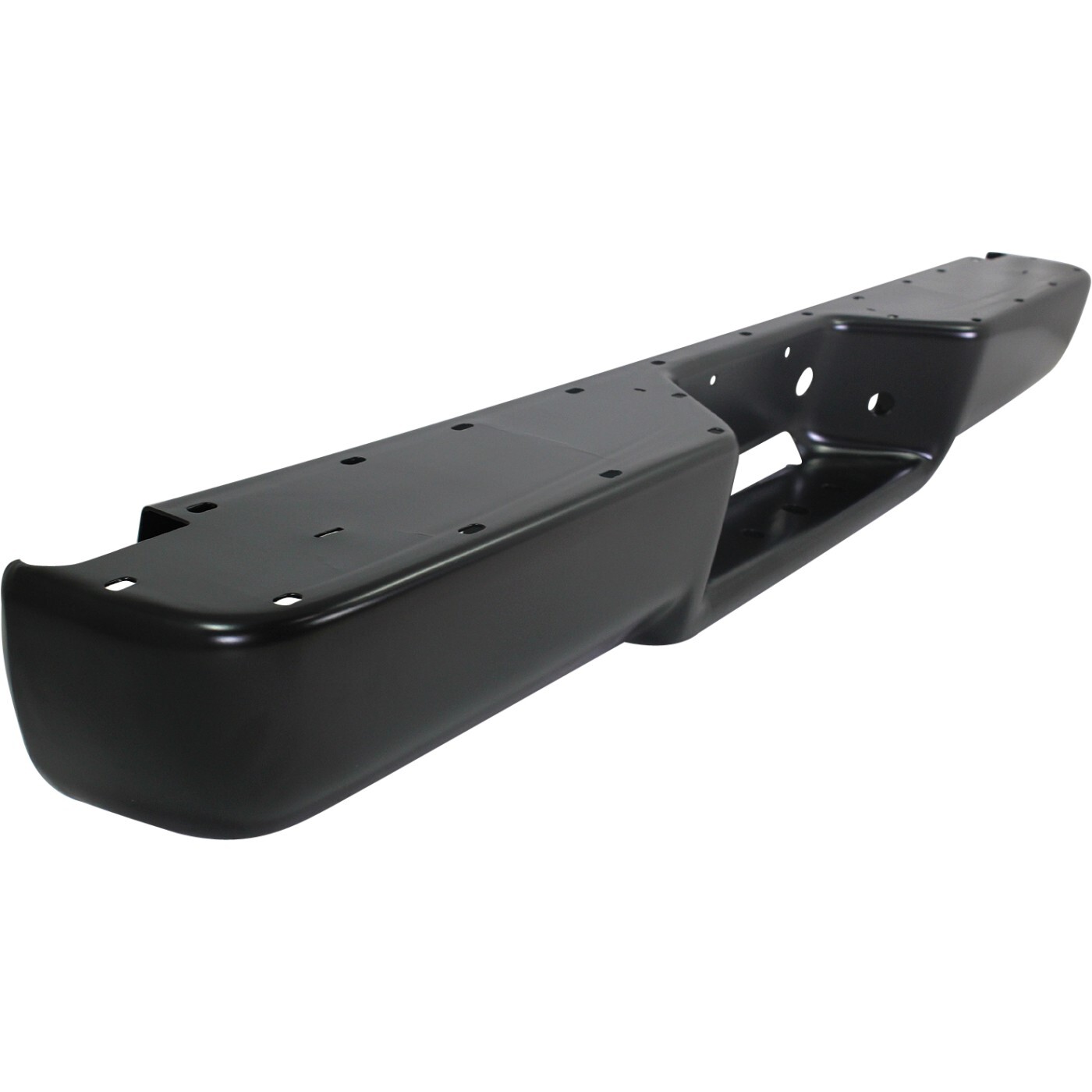 Step Bumper For 1988-2000 Chevrolet K2500 Rear Powdercoated Black Face ...