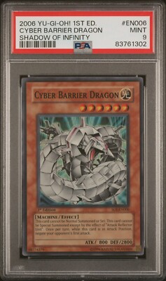 Yu-Gi-Oh! Cyber Barrier Dragon, Super Rare, 2006, SOI-EN006, 1st Ed ...
