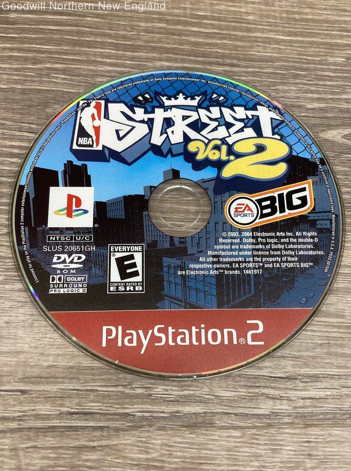 NBA Street Vol 2 Sony PlayStation 2 Game 2004 IOB w/Manual Tested Works ...