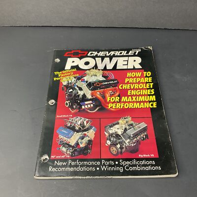 Chevrolet Power 1994 Official Factory Guide Big Block V6 V8 Engines ...