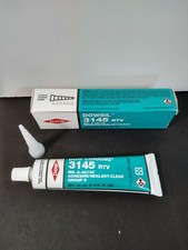 Dow Corning 3145 RTV Silicone Adhesive 3 Oz Tube Mil-a-46146 Clear for ...