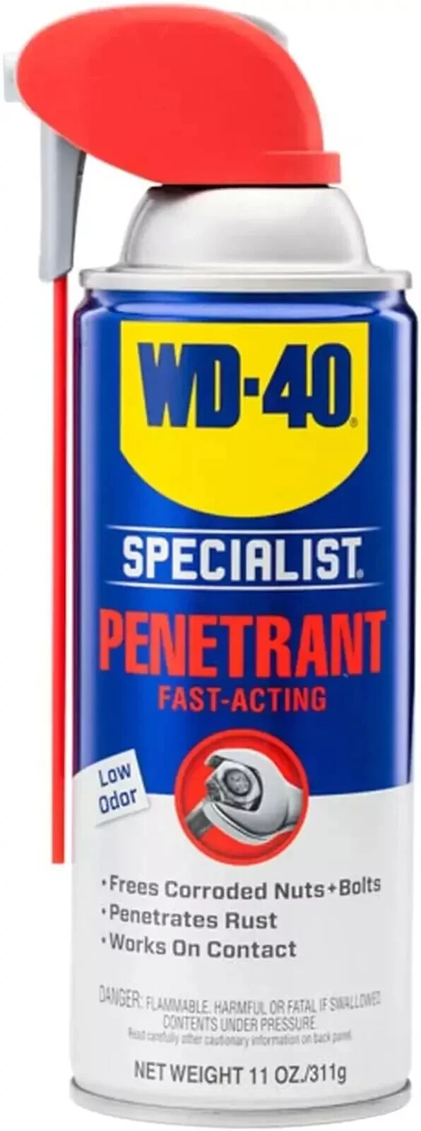 WD-40 Specialist Rust Release Penetrant Spray With Blu Torch, 11 OZ 2 ...