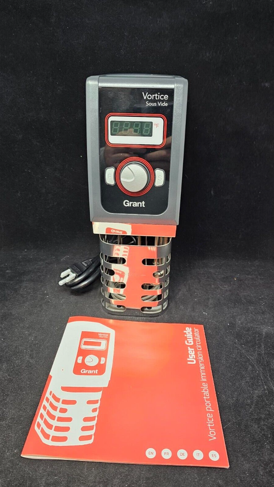 Grant SV200L Vortice 120V, Red Sous Vide Portable Immersion Circulator ...