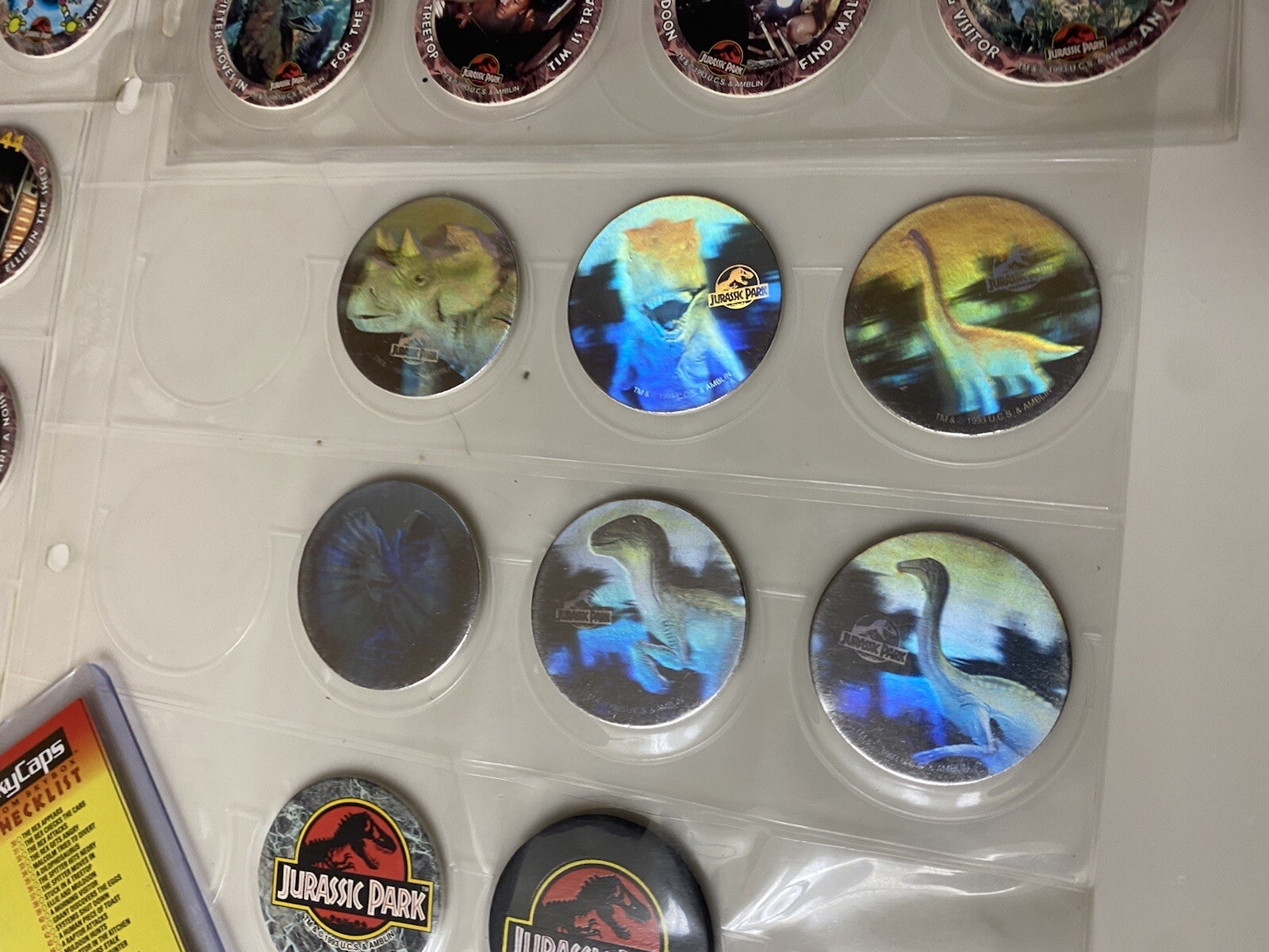 Jurassic Park Pogs ACTUAL Complete Set! | eBay