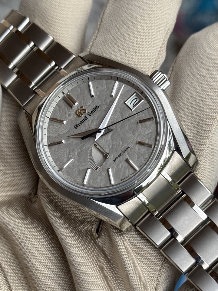 Grand Seiko Spring Drive Titanium Heritage SBGA415 Grey 40mm Watch | eBay