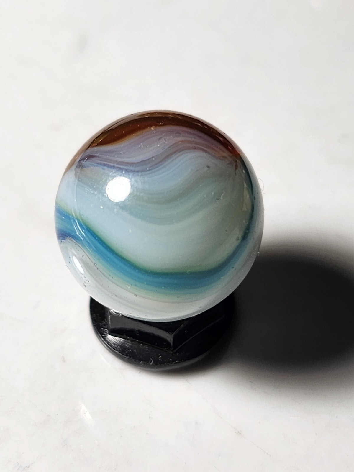 Vintage Vitro Agate "Aquamarine" Marble .64 Mint - Nice R1 | eBay
