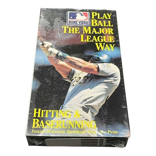 Play Ball the Major League Way Hitting And Baserunning VHS MLB 1991 ...