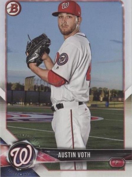 2018 Bowman - Prospects #BP74 Austin Voth, Austin Voth (RC) for sale ...