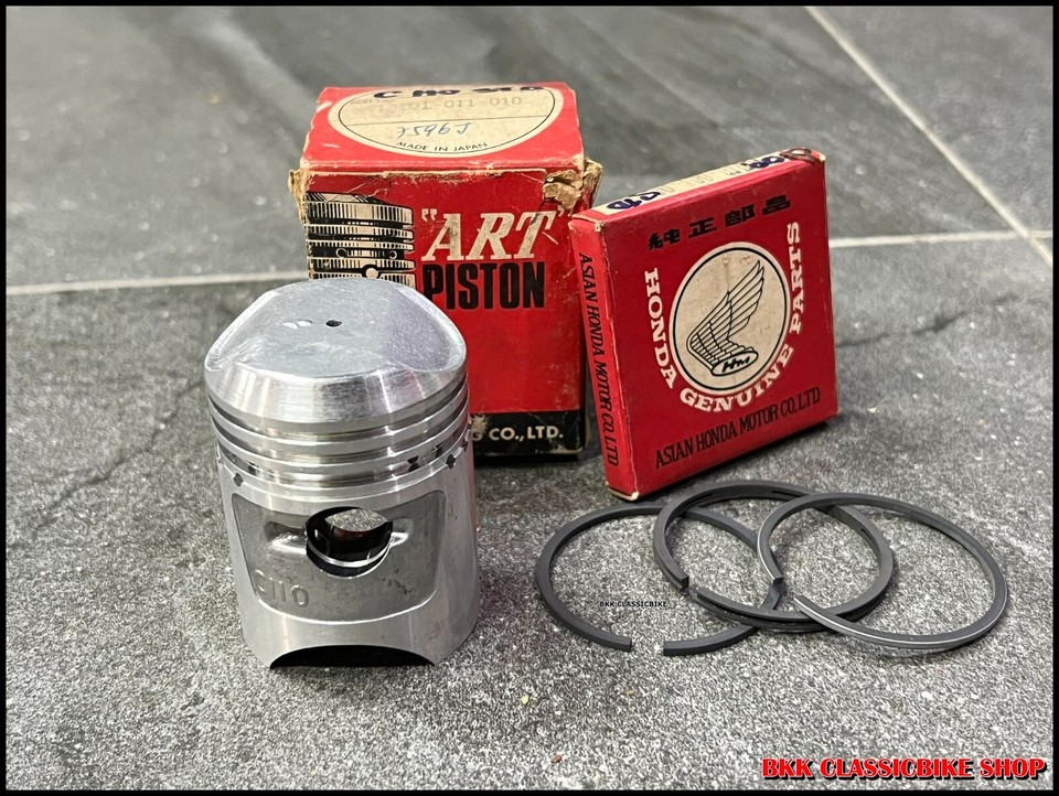 NOS Honda sport cub 50 C110 CA110 C111 CA111 Piston & Ring set STD ...