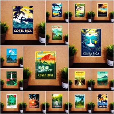 Costa Rica Fridge Magnet Arenal Volcano Monteverde Manuel Antonio ...