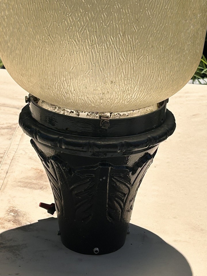 Vintage NYC Single Street Light, column Lamp, Street Light Antique | eBay