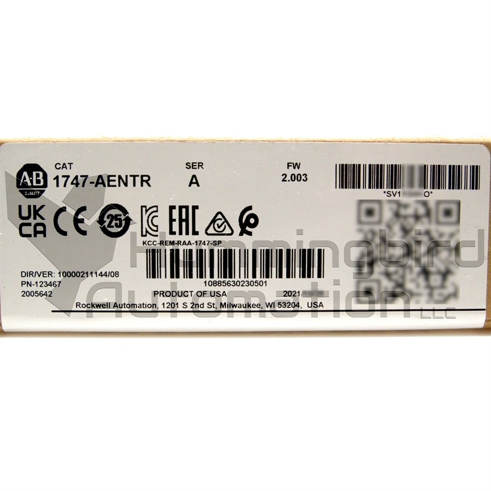 Allen-Bradley 1747-AENTR Ethernet/IP Communication Adapter for sale ...