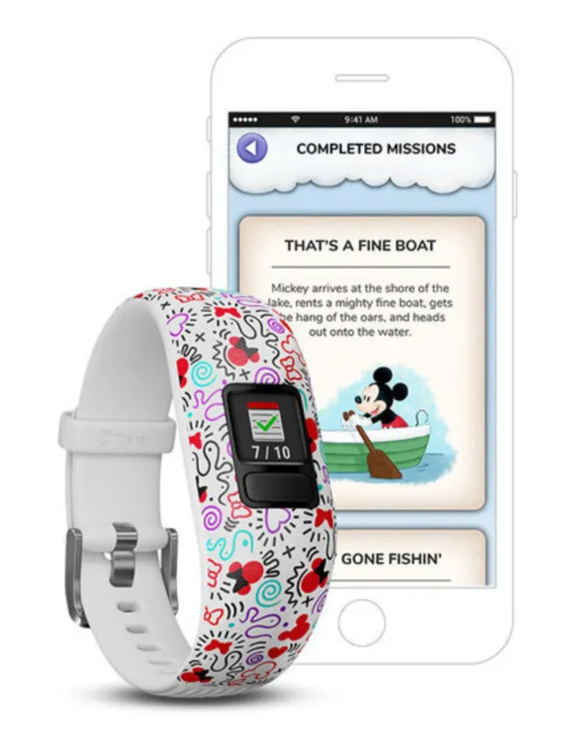 Garmin Vivofit Jr 2 Kids Activity Tracker Disney Minnie Mouse Smart ...