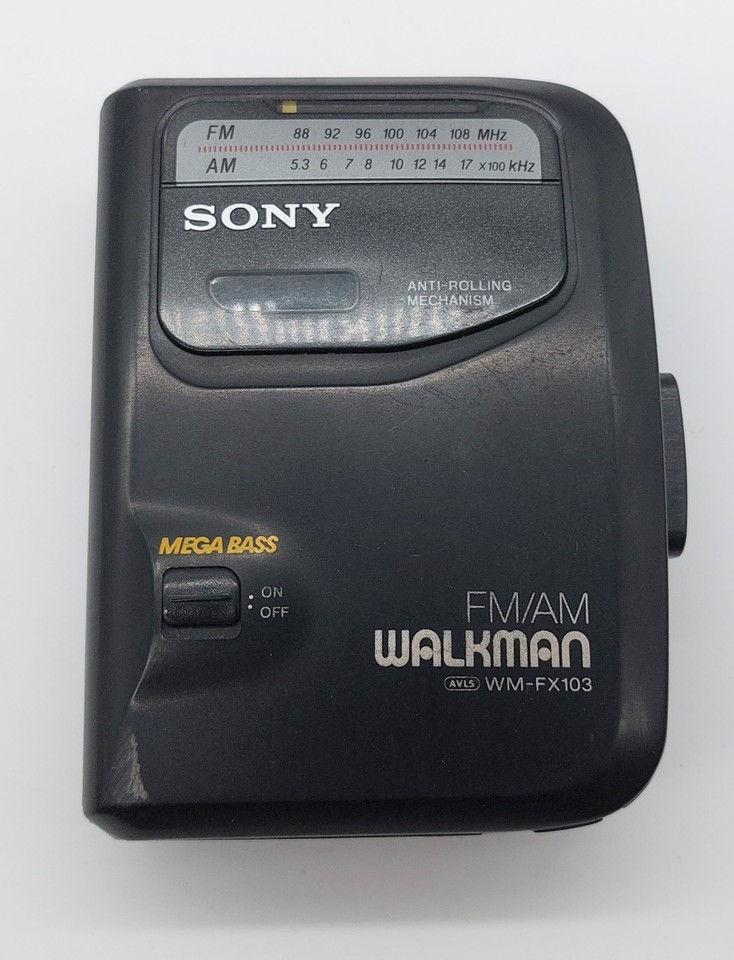 Sony WM-FX103 Walkman Radio Cassette Player (AS IS/FOR PARTS OR REPAIR ...
