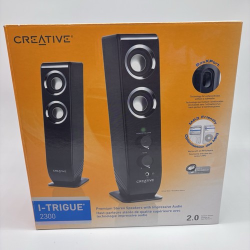 Creative Labs I-Trigue 2300 2.0 Premium Stereo Speakers Controller ...