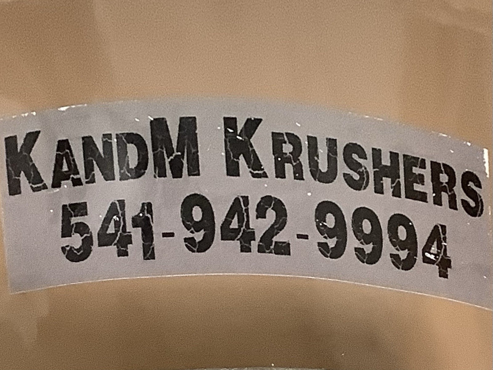 Rock Crusher 1hp Elec Motor-Gold Ore-14" Drum 3" Infeed - K&M Krusher ...