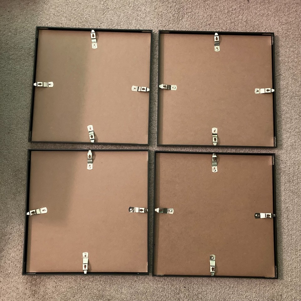Vinyl Record Wall Frame Display Pack of 4 Frames - Plexi Glass 12.5 by ...