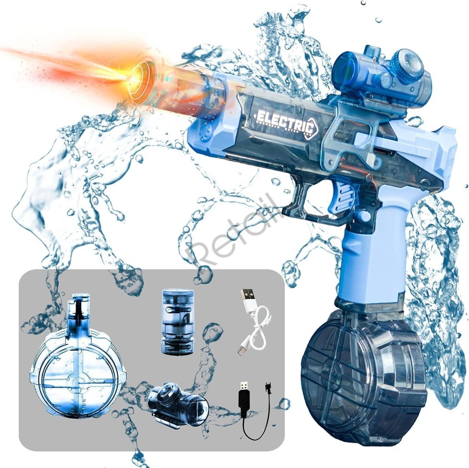 Ultimate Battle Blaster Electric Water Guns with Realistic Gun Muzzle ...