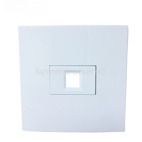 Wall Plate Faceplate Blank Socket Suit 1 Port RJ45 RJ11 Keystone Outlet ...