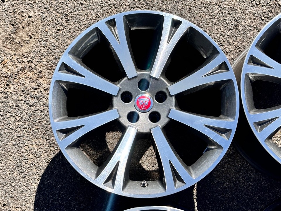 SET OF 4 JAGUAR XK XJ 20" FACTORY ORIGINAL WHEELS RIMS 20 OEM XKR XJR ...