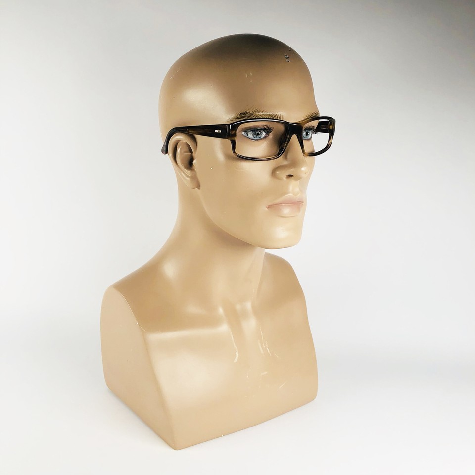 LOZZA eyeglasses MOTTLED BROWN RECTANGLE glasses frame MOD: SL4059 COL ...