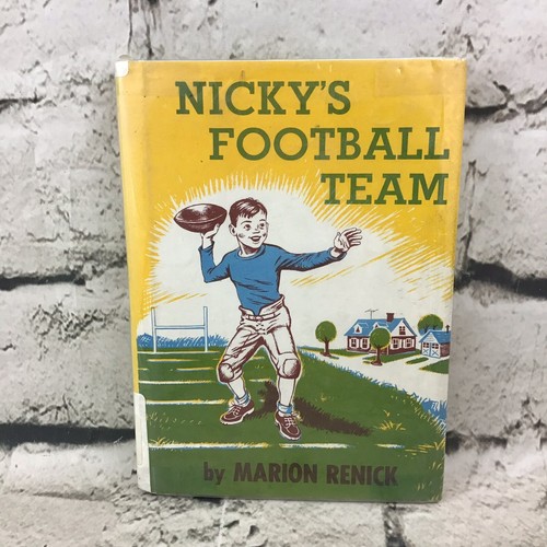 Nicky’s Football Team By Marion Renick ExLibrary Hardback Vintage 1951 ...