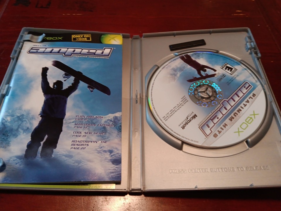 Amped: Freestyle Snowboarding - Video Game - Original Xbox CIB | eBay