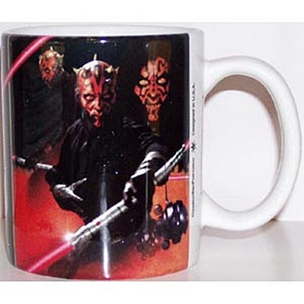Star Wars The Phantom Menace Darth Maul Stoneware Photo Mug, NEW UNUSED ...