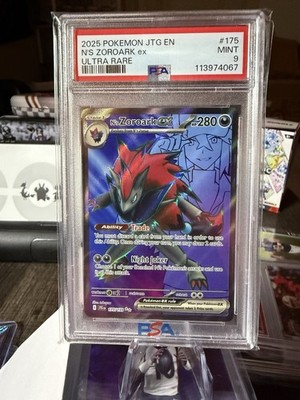 2025 POKEMON JTG EN-JOURNEY TOGETHER ULTRA RARE #175 N'S ZOROARK EX PSA ...
