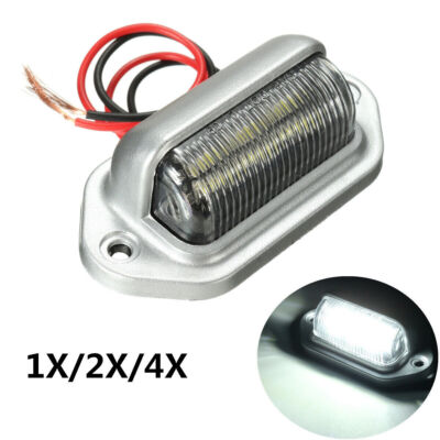 Universal LED License Number Plate Light Lamp For Car Truck SUV Trailer ...